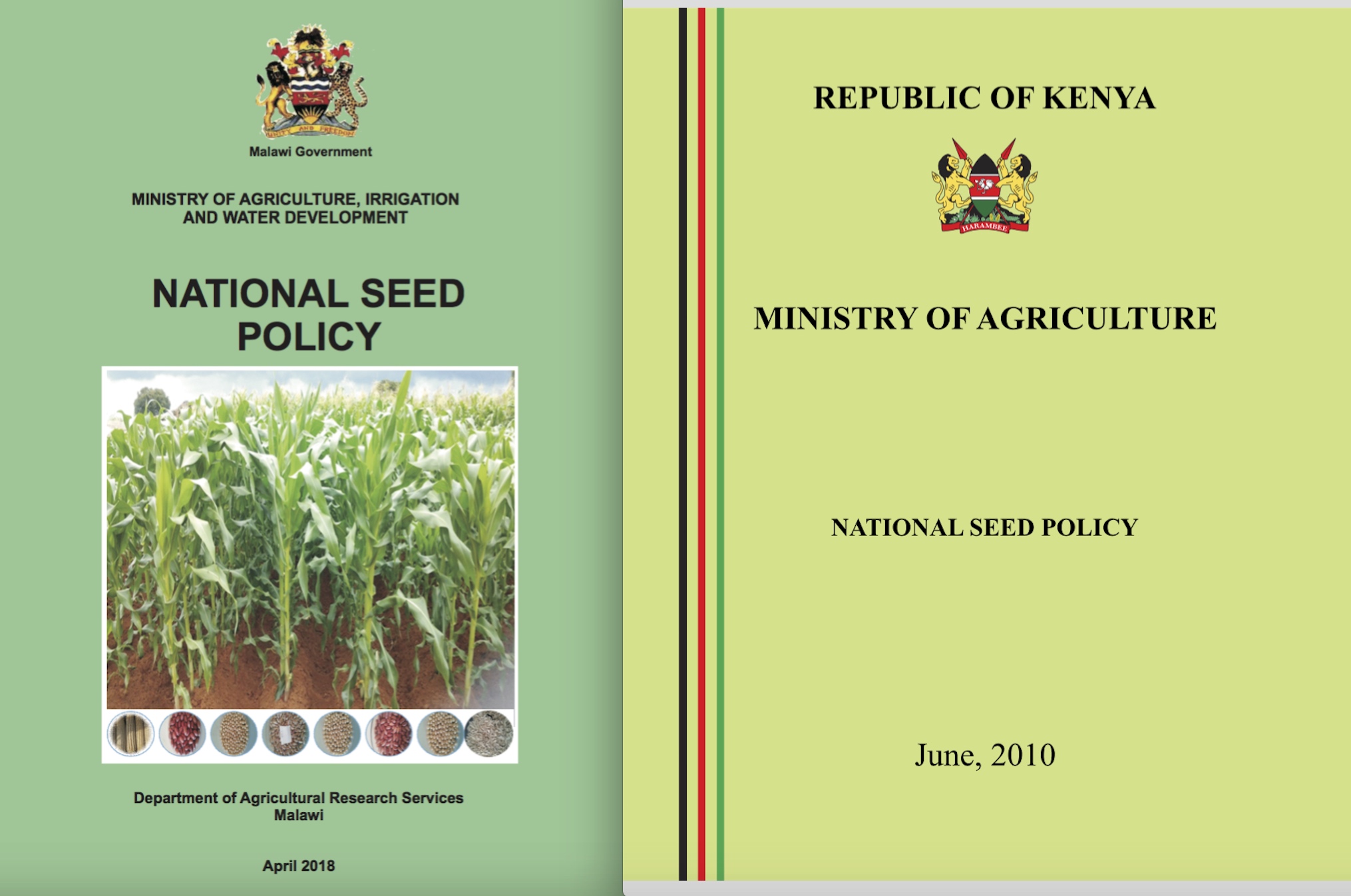 Analysis of National Seed Policies for Malawi (2018) and Kenya (2010 ...